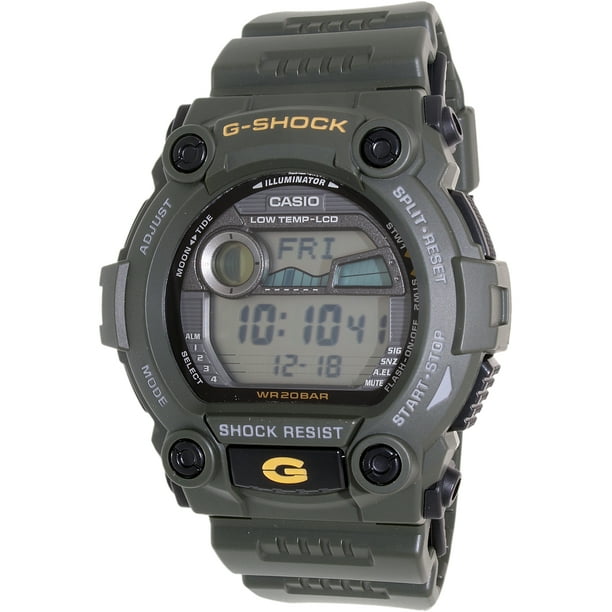 Men's G-Shock G7900-3 Green Resin Quartz Sport Watch - Walmart.com