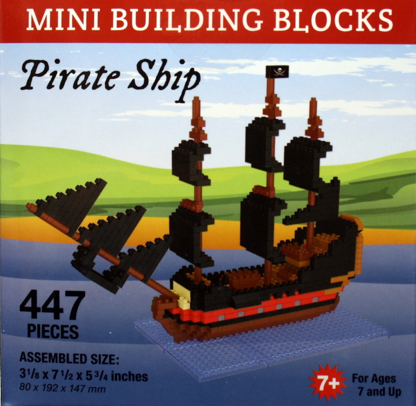 Mini Building Blocks - Pirate Ship - Walmart.com