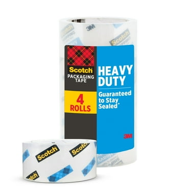 Heavy-Duty Packing Tape, 6 Rolls, 1.88 Inches Wide x 80 Yards Each ...