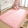 Noahas Plush Fuzzy Soft Area Rug, Modern Shaggy for Kids Room, Nursery ...
