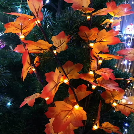 Maple Leaf Light Artificial Maple Tree Light Branch Light for Christmas ...