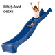 Blue Rabbit Play Outdoor Wavy Kids Slide, 10 Feet, Blue - Walmart.com