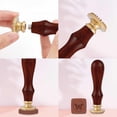 Brass Clay Seal Stamp Set 1Pc Golden Tone Sealing Stamp Solid Brass ...