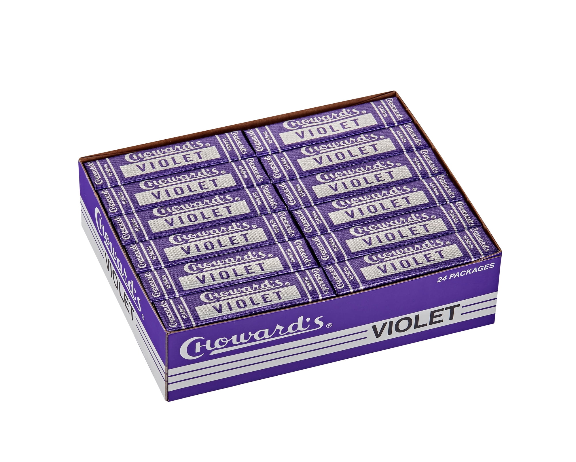 Choward's Violet Mints (Pack of 24) - Walmart.com