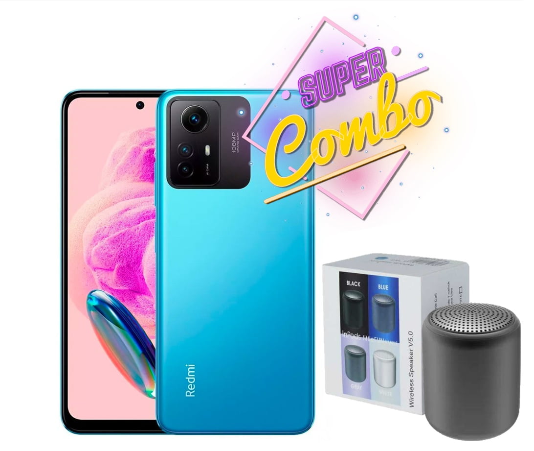 Xiaomi Redmi Note 12s 256gb 8ram Azul Bocina Bluetooth | Walmart en línea