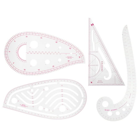 Quilting Ruler, Sewing Ruler Transparent For Painting For Clothing ...