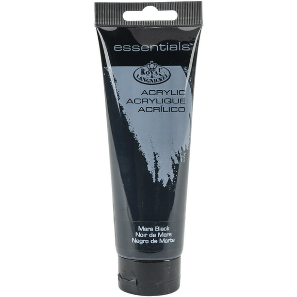 Royal & Langnickel(R) Essentials(Tm) Acrylic Paint 4Oz-Mars Black ...