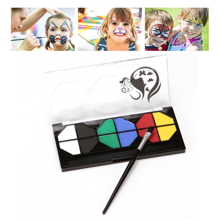 6 Colors Face Paint Kit with Brush for Children and Adults Body ...