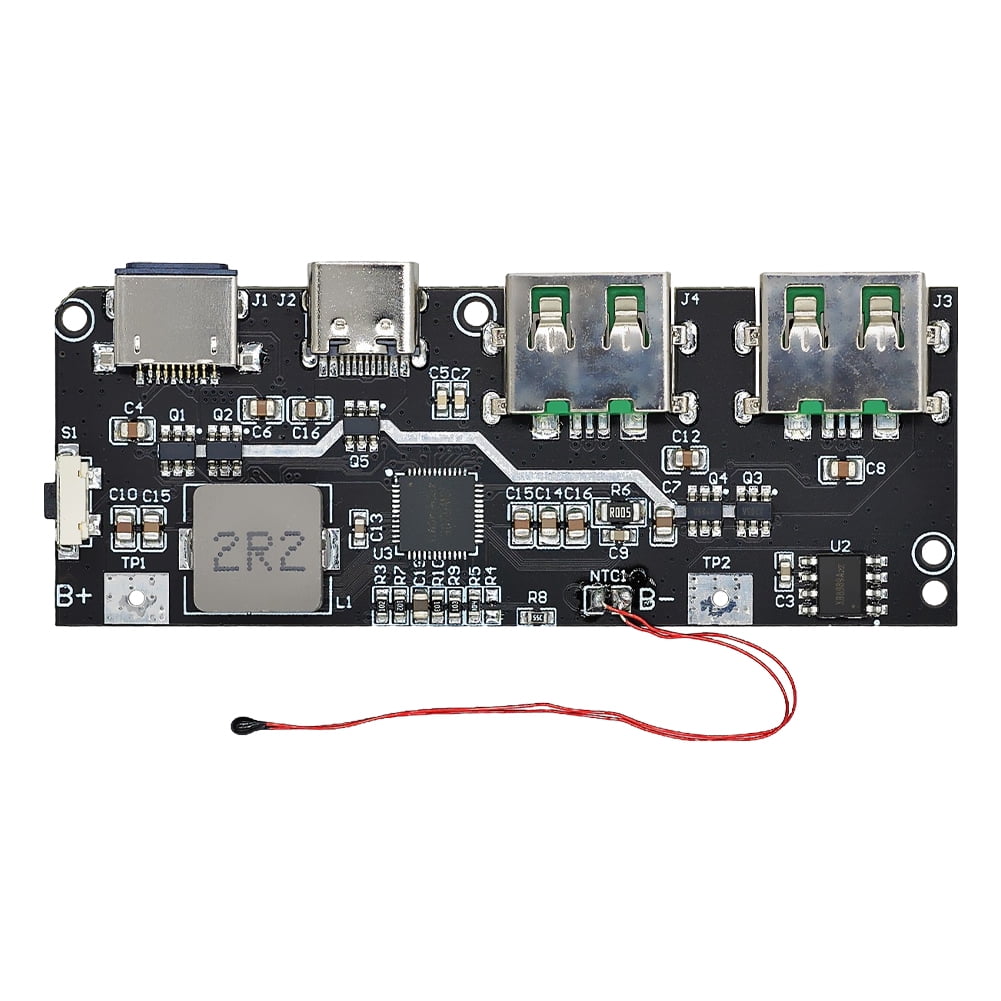 Mobile Power Bank Circuit Board QC4.0 QC3.0 LED Dual USB 5V 4.5A 22.5W ...