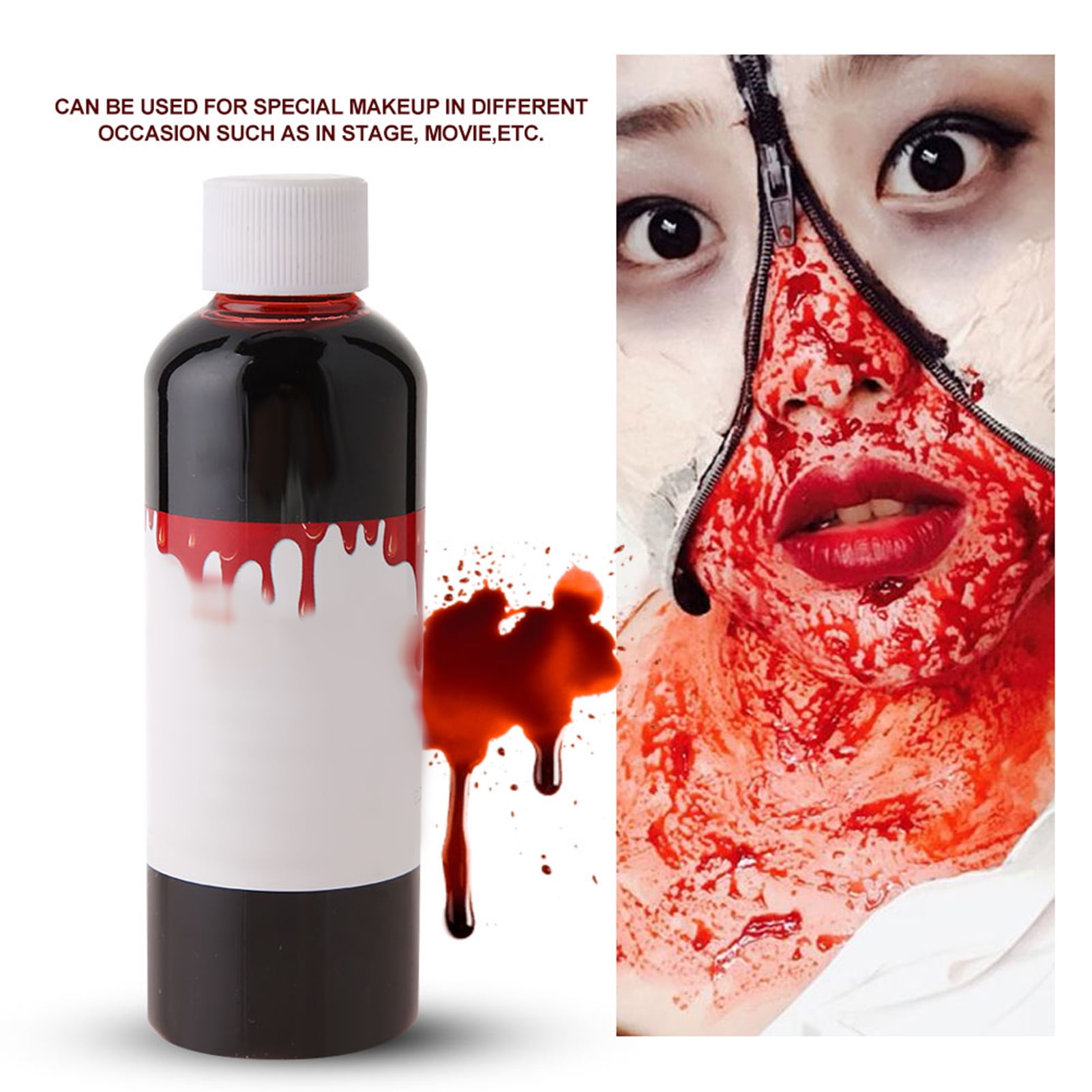 30ml Sangre Falsa Profesional Especial Halloween Cicatrices De Heridas ...