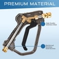 Pressure Washer Gun, 5000 PSI Power Washer Spray Gun with 5 Nozzle Tips ...