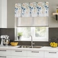 2 Pack Valances for Windows, Spring Floral Window Valances for Living ...