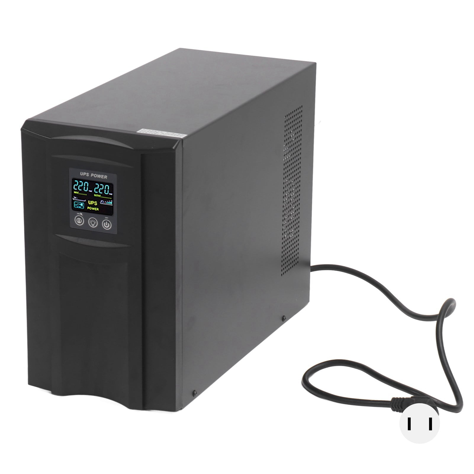 2KVA Uninterruptible Power Supply Pure Sine Wave Online UPS Computer ...