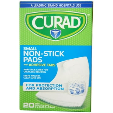 Curad Non-Stick Pads 3 Inches X 4 Inches 10 Each - (Pack of 3 ...