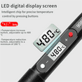 UMEXUS 80W Electric Soldering Iron Kit, Adjustable Temperature 180-480â ...