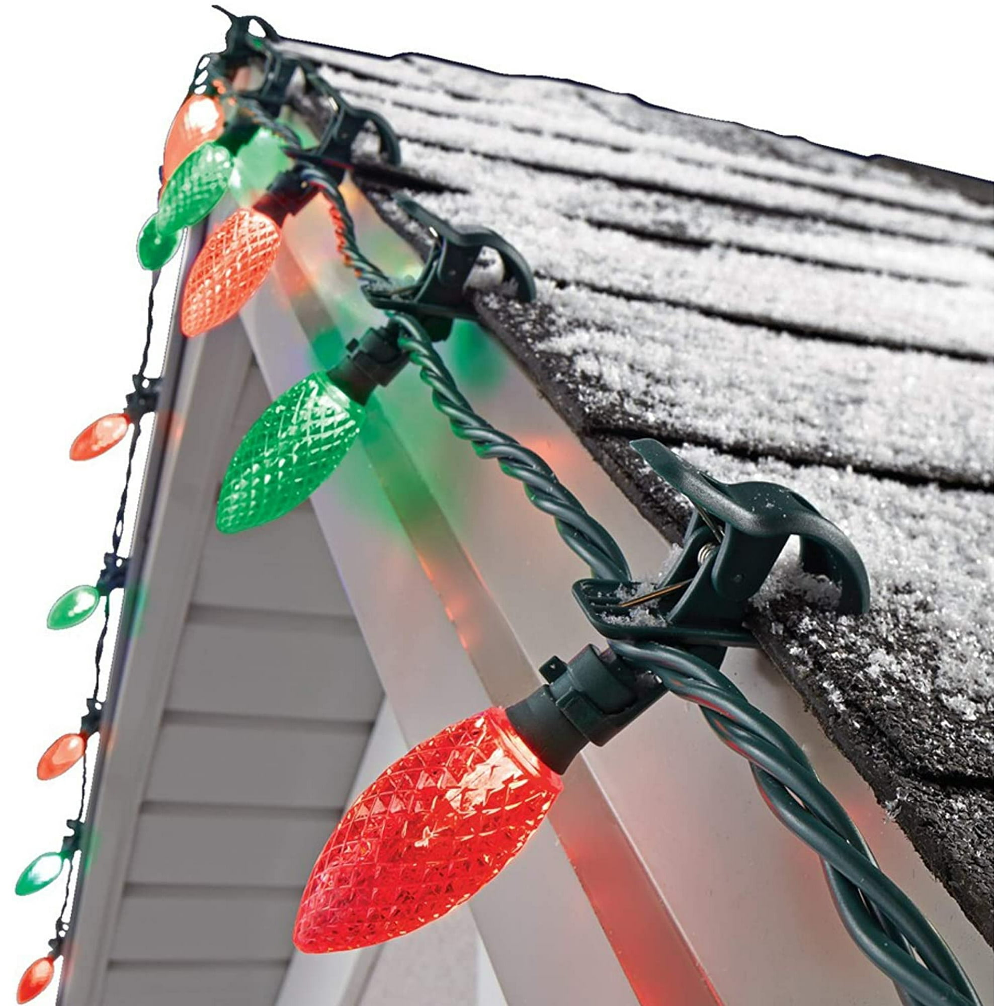 Red And Green Christmas Lights