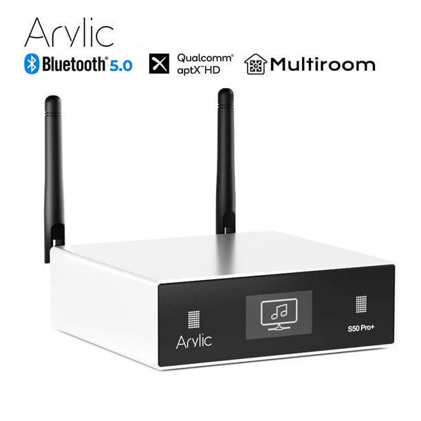 Arylic S50 Pro+ WiFi & AptX HD Preamplifier With ESS Sabre Dac AKM ADC Multiroom Airplay Tidal ...