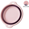 Collapsible Wash Basin, Round Folding Washing Bin Bucket for Cleaning ...