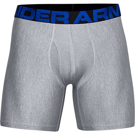 Under Armour Men's Standard Tech 6-inch Boxerjock 2-Pack, Academy (408 ...