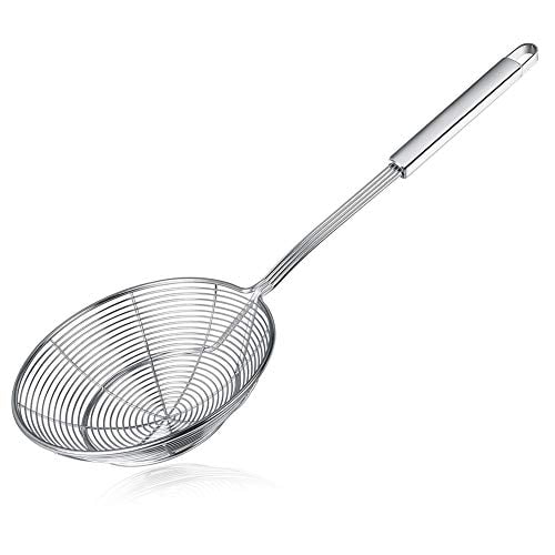 Spider Strainer Skimmer, Swify Stainless Steel Asian Strainer Ladle ...