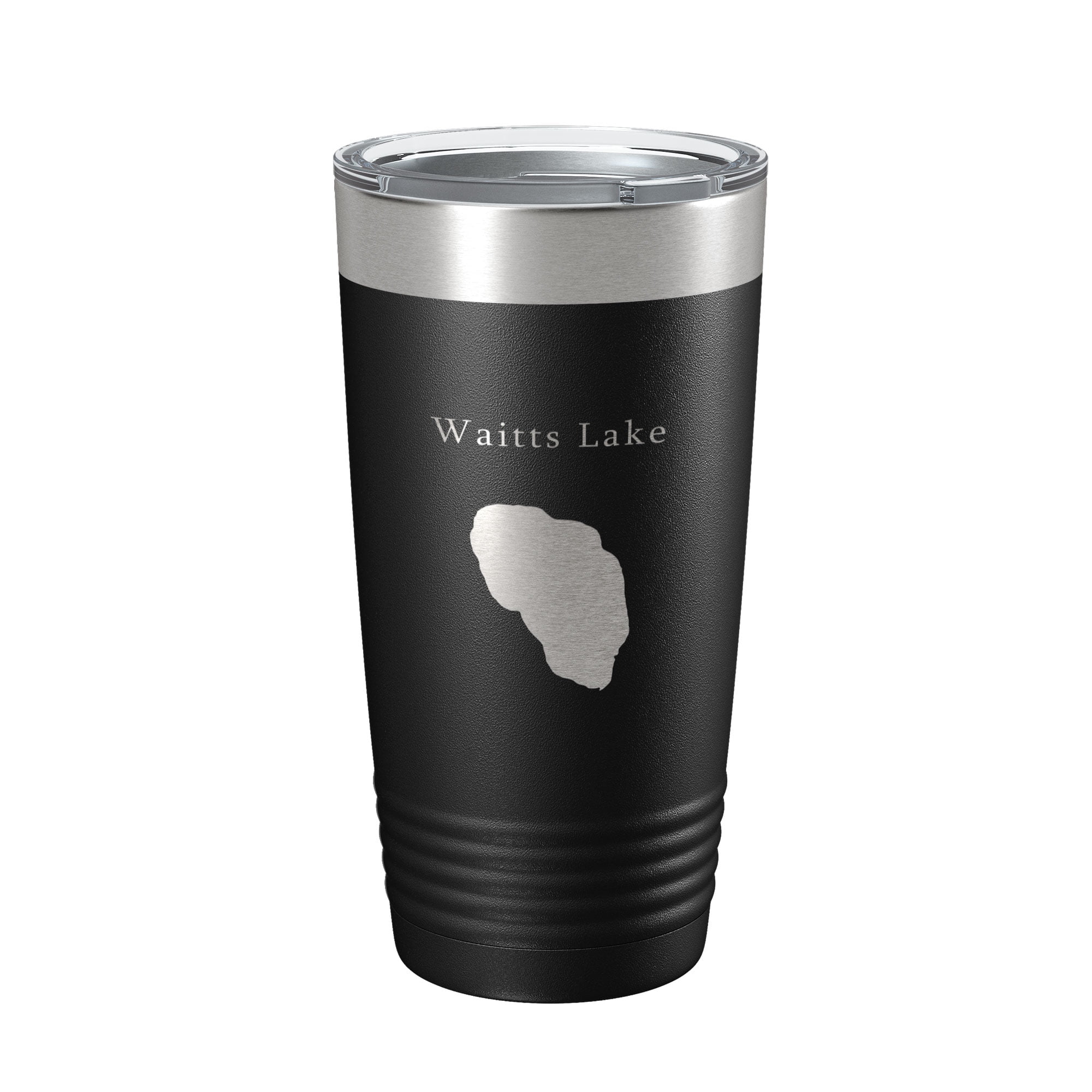 Waitts Lake Map Tumbler Travel Mug Insulated Laser Engraved Coffee Cup ...