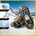 Ice Cleats for Shoes, 10-Tooth Stainless Steel Traction Spikes, Anti ...