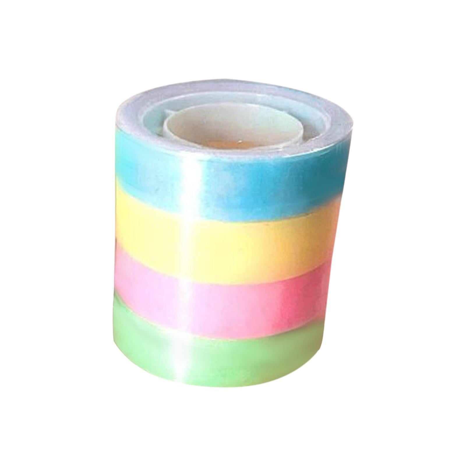 4 Rolls of Sticky Ball Tape, Sticky Ball Rolling Tape, Color Sticky ...