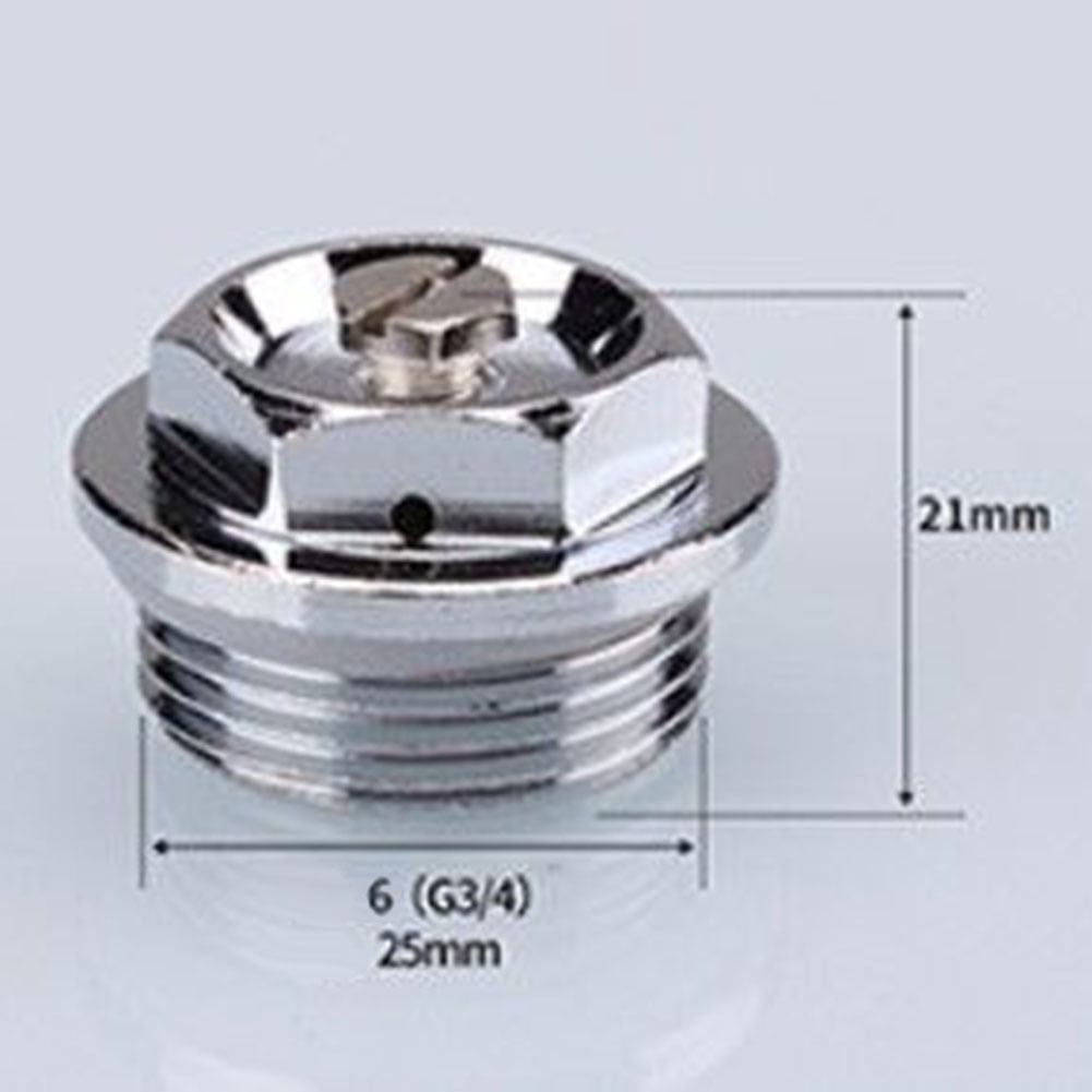 BSTHOE G1/2,G3/4,G1\"Air Bleeder & Blank Cap Manual Radiator AIR Vent ...