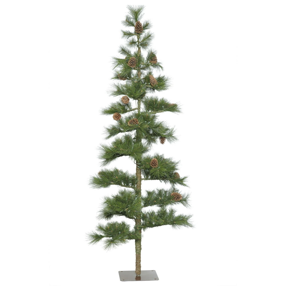 Vickerman Artificial Christmas Tree 7.5' x 42'' Mountain Pine 264 Tips ...