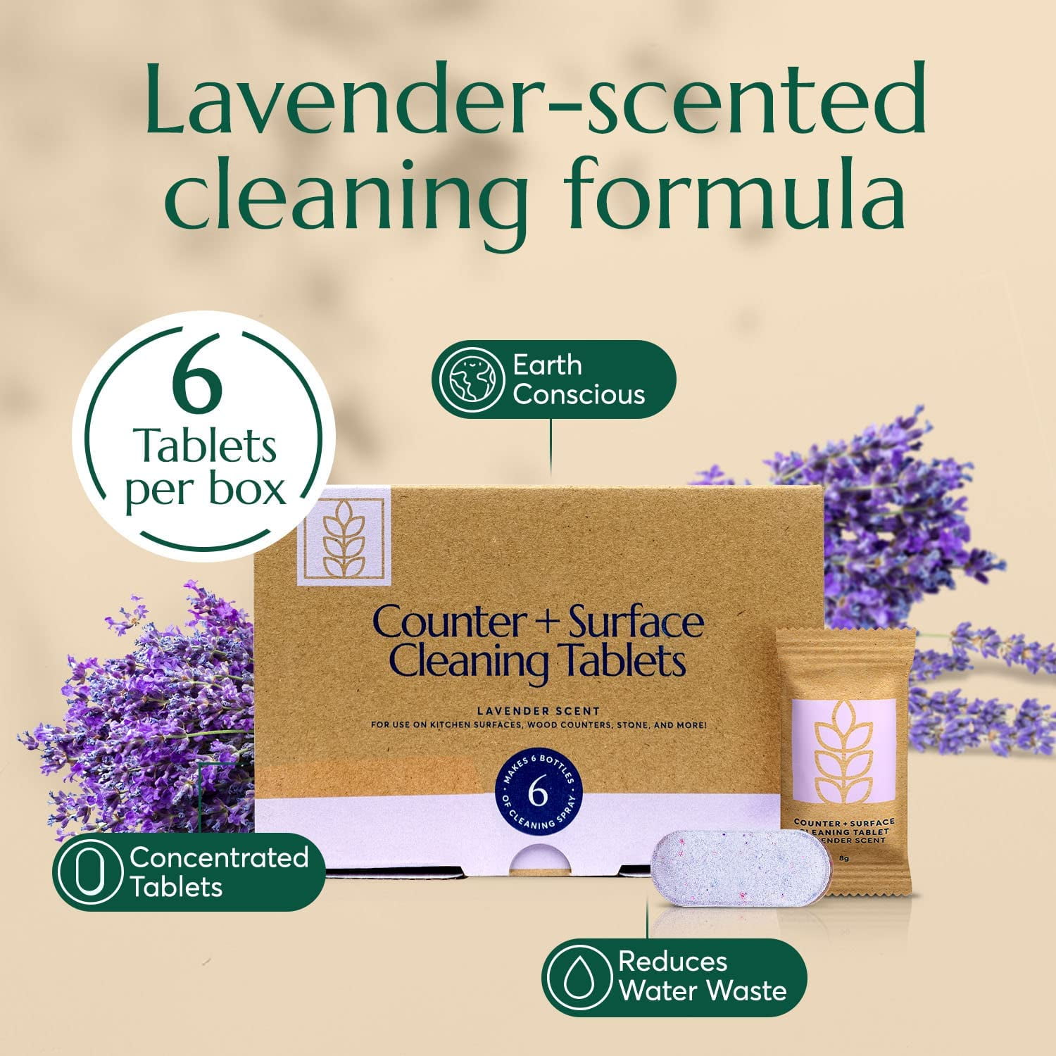 Buy Cleanomic Counter and Surface Cleaning Tablets (6 Pack) - All ...