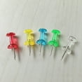 300 Pcs Practical Push Pins Map Tacks Map Pin Thumbtack Random Color ...