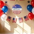 1PC Independence Day Wooden Hanging Ornament Home Tool Home Decoration ...
