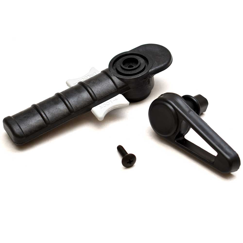 Jim Black Boat Hatch Handle 595-EHKL | Locking Black Kit - Walmart.com