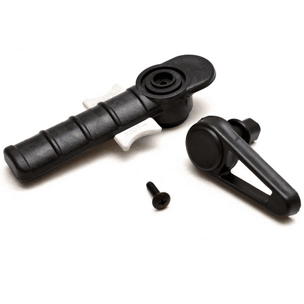 Jim Black Boat Hatch Handle 595-EHKL | Locking Black Kit - Walmart.com