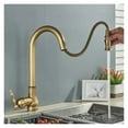 Antique Kitchen Faucet Pull Out Spray Kitchen Sink Single Handle, Deck ...