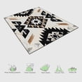 Aztec Throw Blanket, Boho Geometric Pattern, Southwest Blankets Fuzzy ...