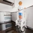CORE PACIFIC Kitchen Buddy 2-in-1 Stool for Ages 1-3 safe up to 100 lbs ...