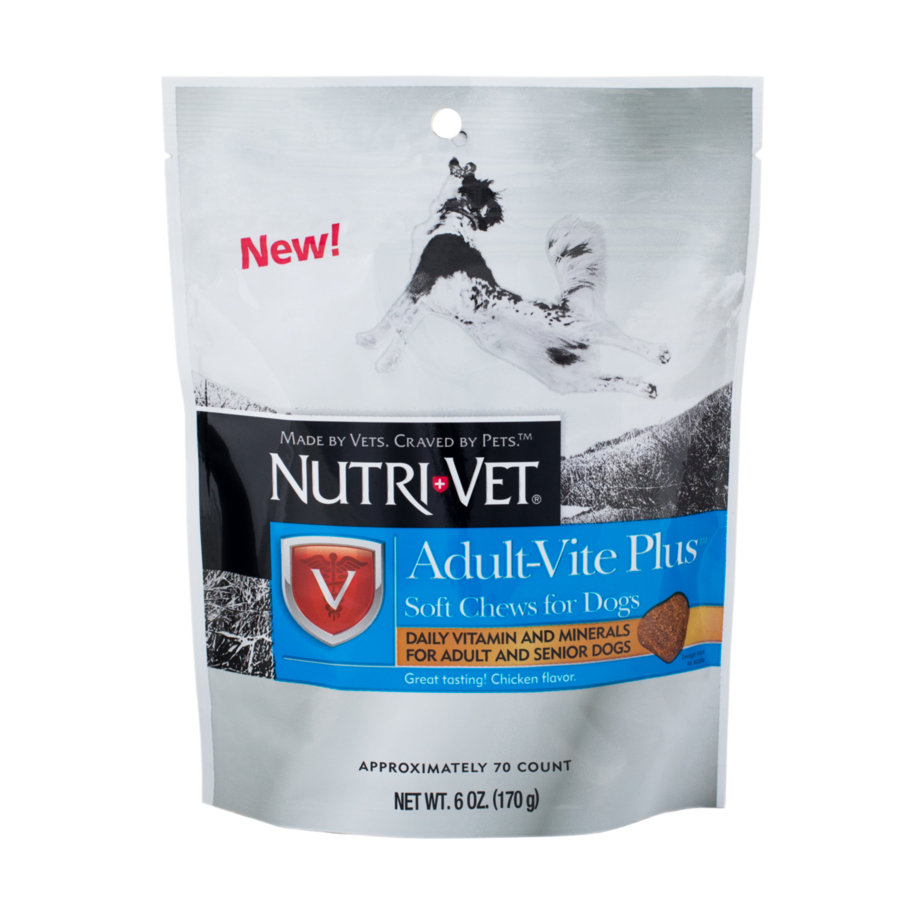 Nutri-Vet Adult-Vite Plus Soft Chews 6oz - Walmart.com