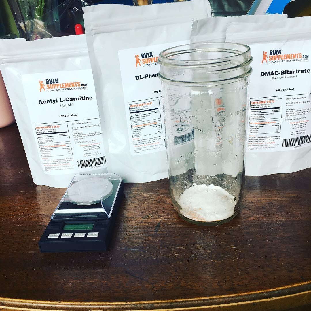 Buy BulkSupplements.com DMAE-Bitartrate Powder - Brain Support ...