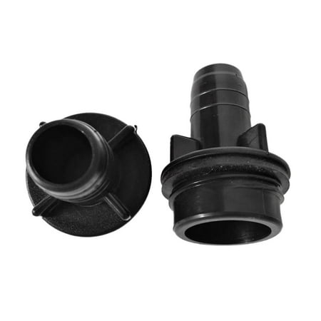 2x Inflatable Boat Valve Adapter Foot Pump Connection with Sealing ...