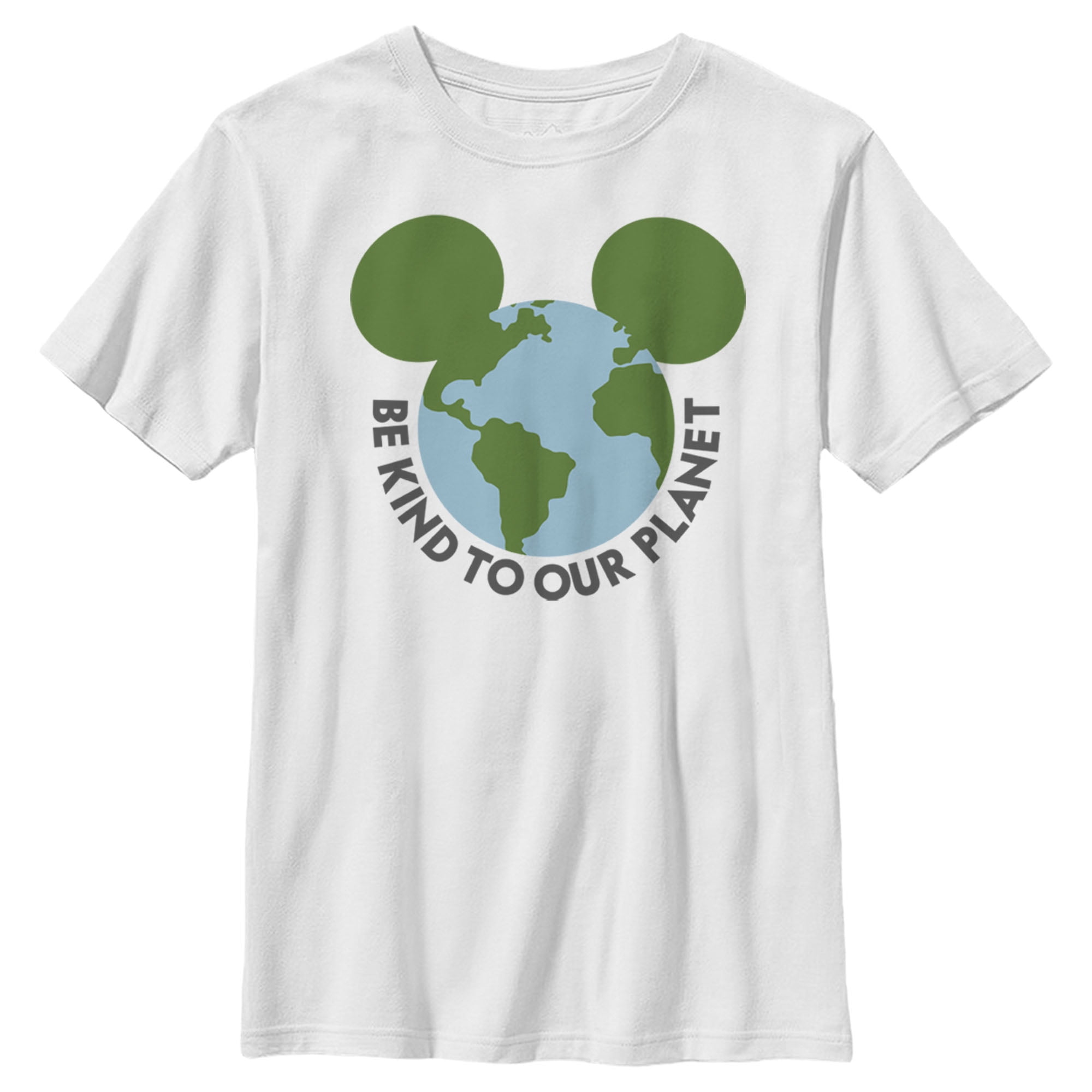 Boy's Mickey & Friends Be Kind to Our Planet Mickey Mouse Logo Graphic ...
