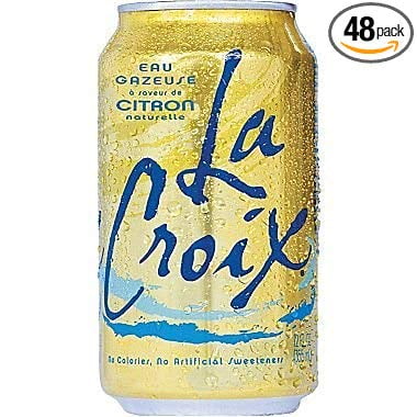 La Croix Sparkling Water, 12 Ounce (48 Cans) (Lemon) - Walmart.com