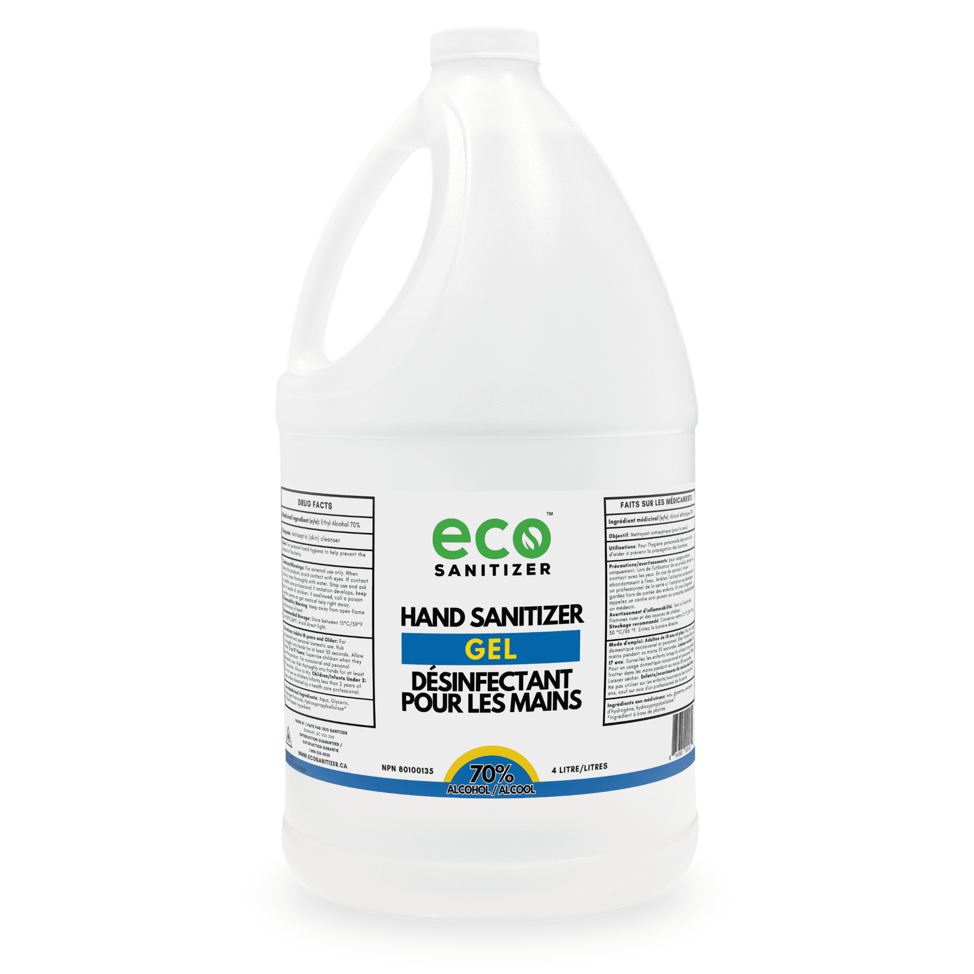 Click here for Eco Sanitizer Hand Sanitizer - Gel 4 Litres prices