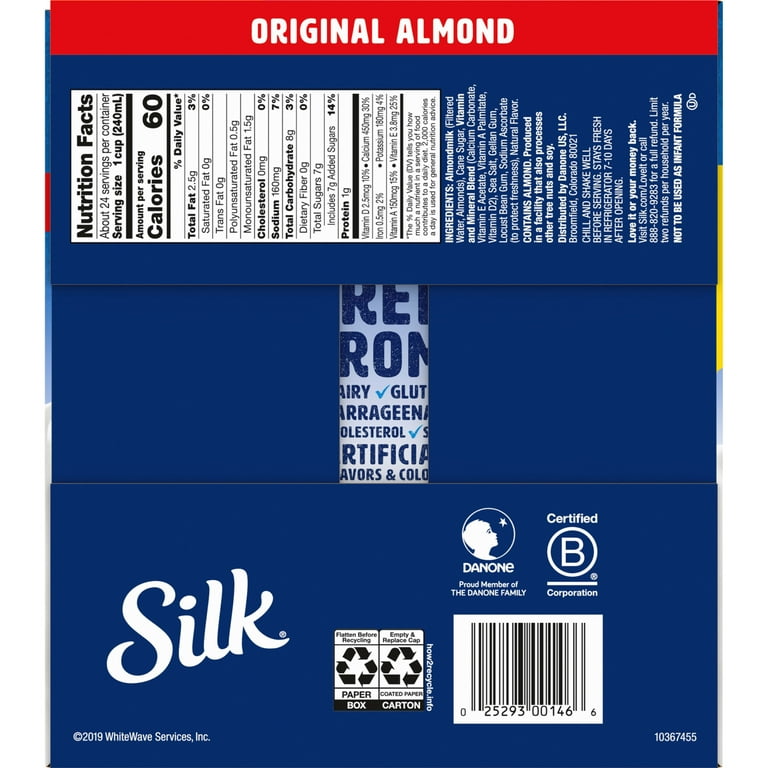 Silk Pure Almond Barcode