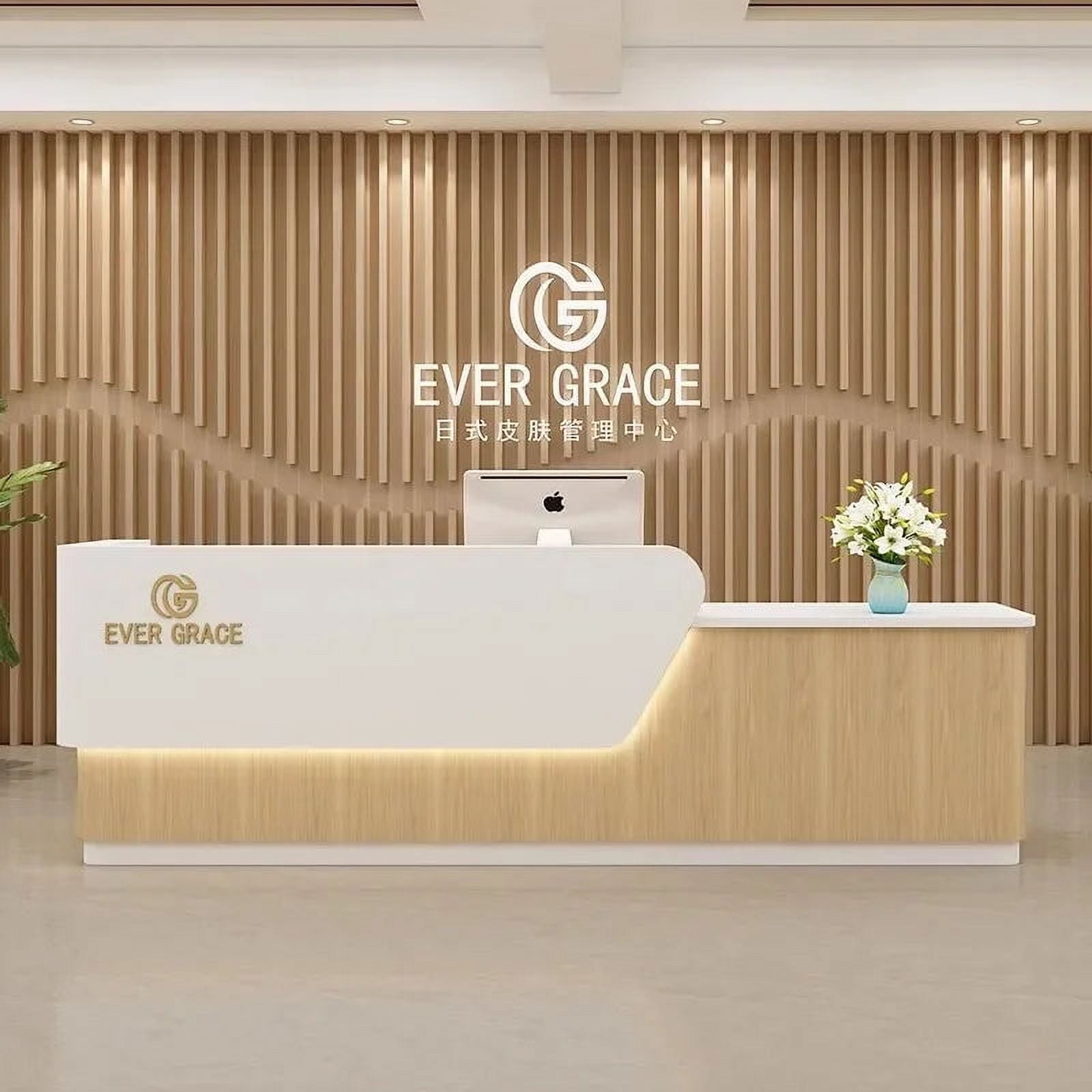 European Corner Reception Desks Computer European Study Modern Cashier ...