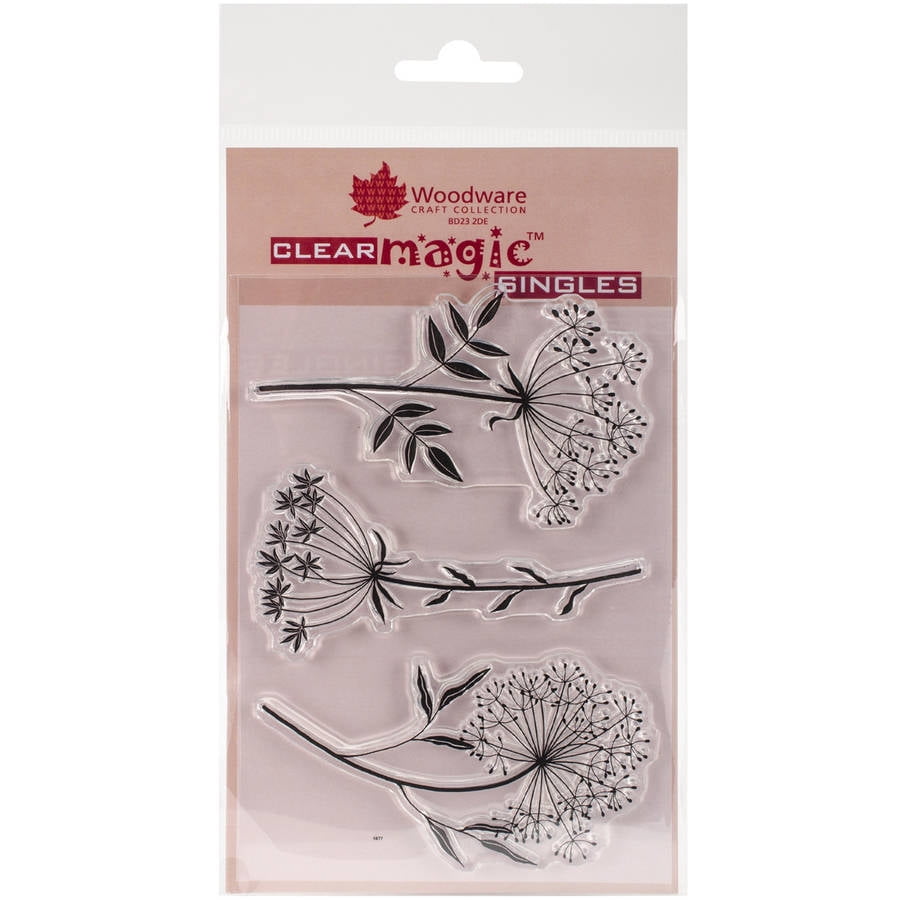 Woodware Clear Stamps, 3.5" x 5.5" - Walmart.com