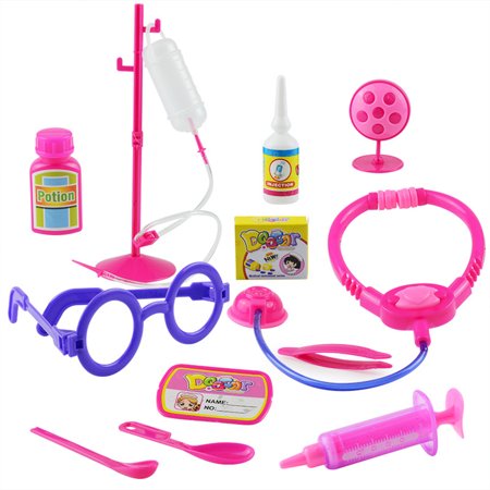 12 Pcs/set Children Doctor Role Playing Game Set Simulation Play Tools ...