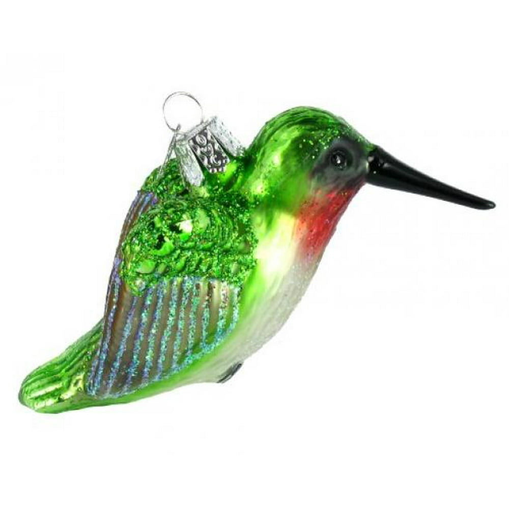 Old World Christmas Hummingbird Glass Blown Ornament - Walmart.com ...