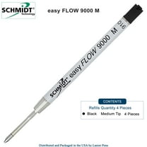 Schmidt 635 Black 4-Pack Mini D1 Ball Point Pen Refills, Medium Tip ...