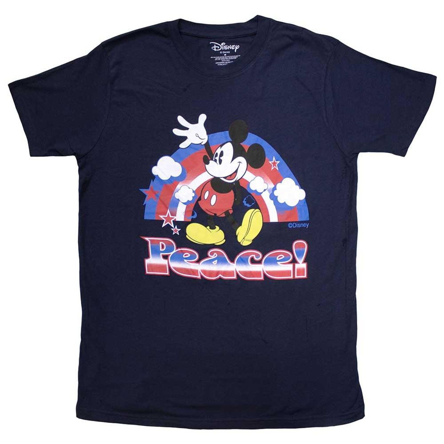 Click here for Mickey Mouse Adult Peace T-Shirt Xl prices